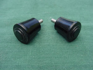 Black bakelite window winder knobs “standard” – Split Parts Unlimited